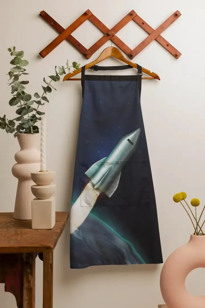 Rocket Kids Apron - Durable & Adjustable for Little Chefs